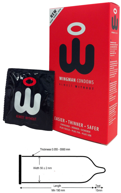 Condoomwijzer | Eigenschappen Wingman Standaard condooms